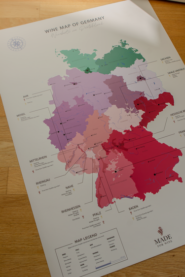 Wine Map of Germany | Weinkarte Deutschland – Made For Wine